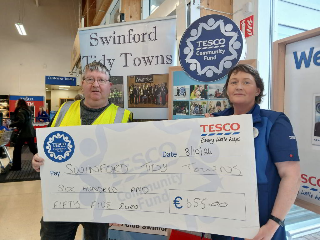 Tesco Community Fund 2024 Sponsorship - Swinford Tidy Towns